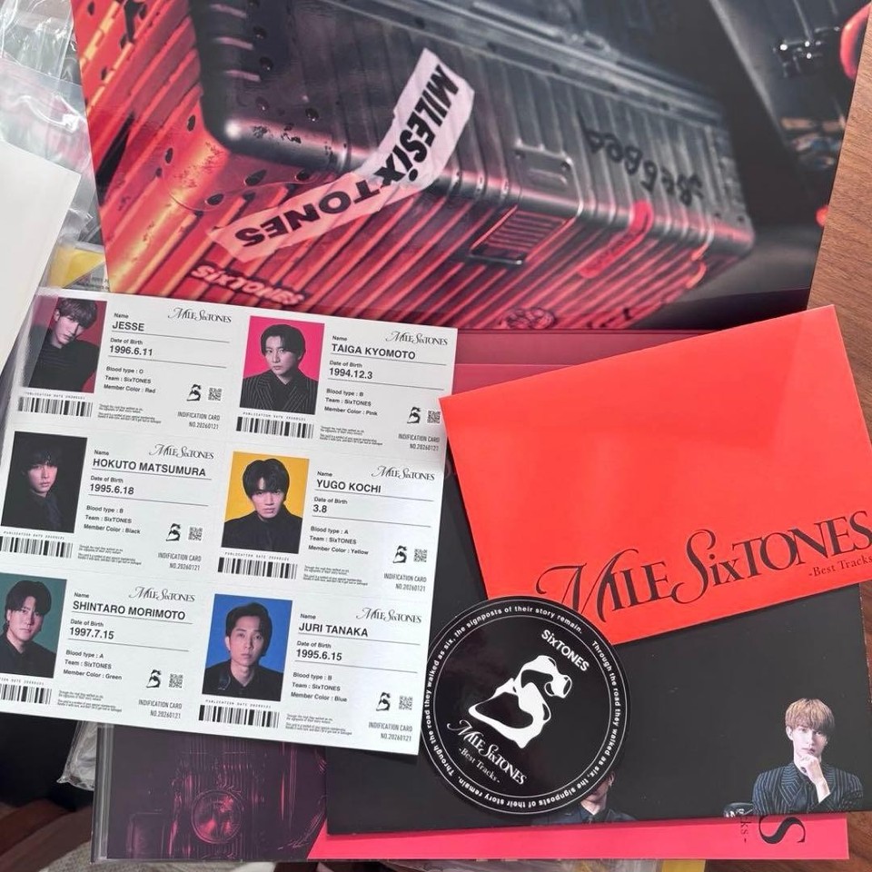 SixTONES MILE SixTONES Best Album Set 3 CDs with Bonus New Sealed | eBay