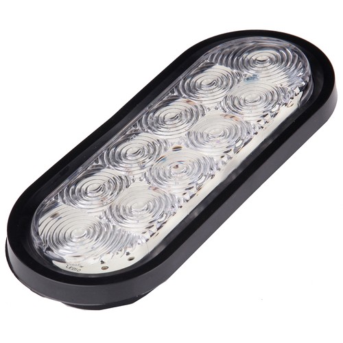 10X Amber 2 inch Round 9 LED +6'' Stop Brake Light Side Marker tail ...