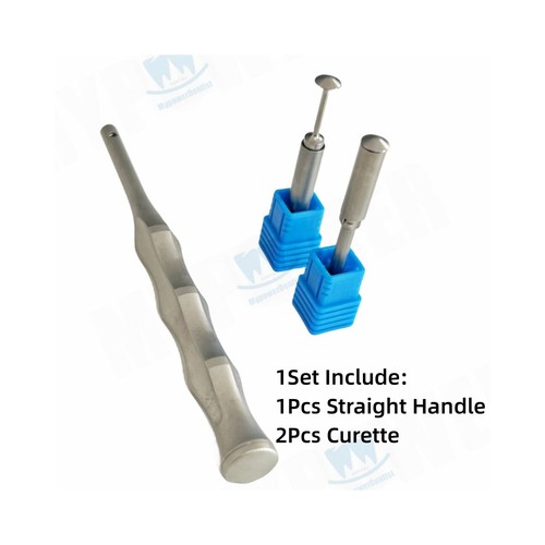 1Set Dental Umbrella Scraper Bone Harvest Graft Cortical Curette Blade ...