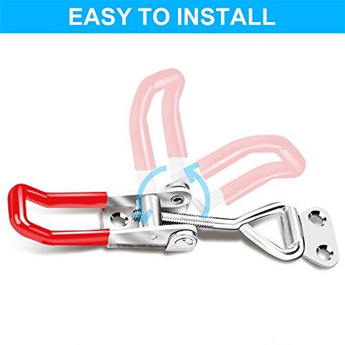 6 Toggle Clamp Latch Pull Side Mount Door Lock For Cabinet Tool Box ...