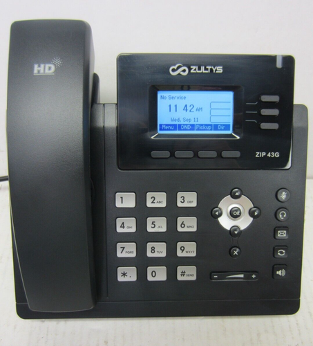 Zultys Zip 43G Gigabit SIP Display IP Phone (Factory Reset) (20 In ...