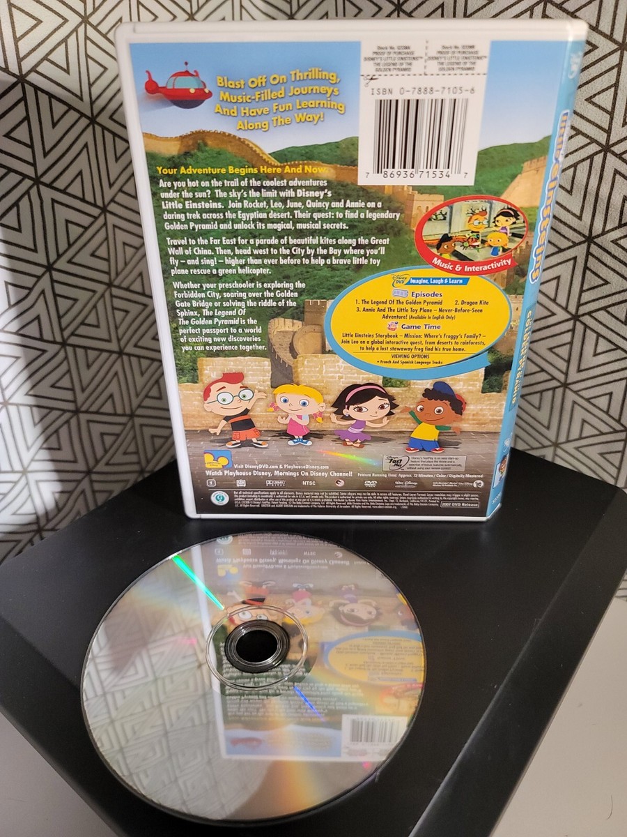 Little Einsteins The Legend Of The Golden Pyramid Dvd Menu Disney's