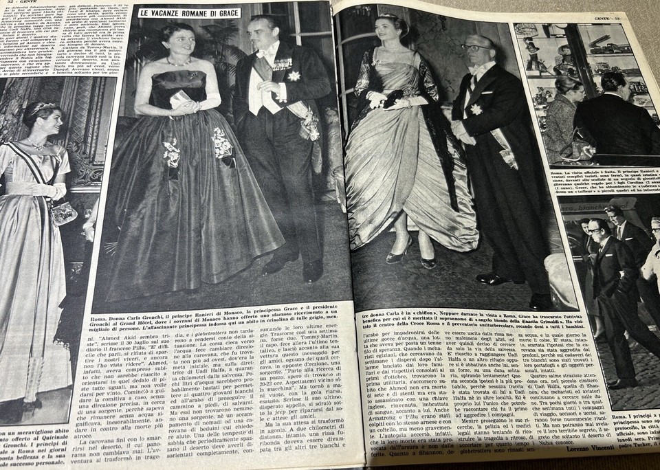 Jerry Lewis Princess Grace Geraldine Chaplin GENTE Magazine Italy ...