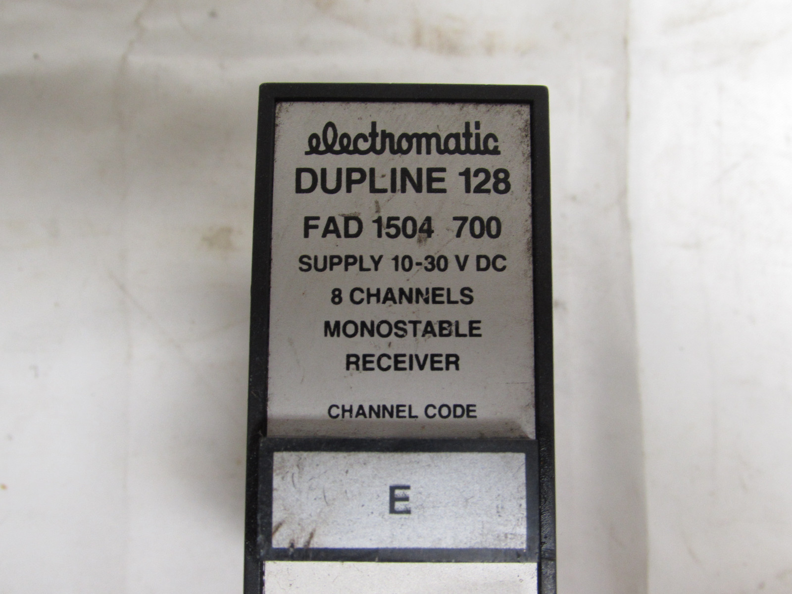 ELECTROMATIC FAD 1213 120 DUPLINE 128 DUAL MONOSTABLE RECEIVER 2 ...