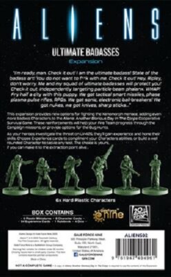 ULTIMATES BADASSES - ALIENS BOARD GAMES EXPANSION - GALE FORCE NINE ...