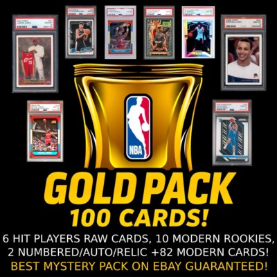 6 Hit Players, 10 RC, 2 Num/Auto/Relic +82 Modern Cards! NBA Repack ...