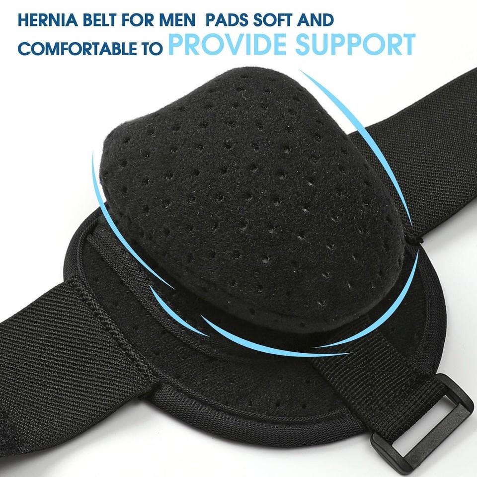 Men Hernia Support Guard Brace Belt Post Surgery Truss Inguinal Groin ...