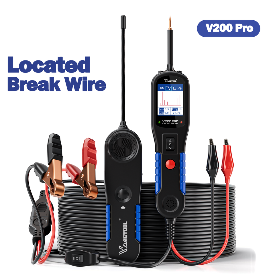 12&24V Power Circuit Tester Electrical Power Probe AVOmeter Wire Break ...