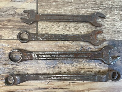 New Britain Tools 4 Piece Wrench Set Vintage USA NDF-102, NDF-18, NDF ...