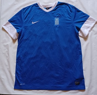 Vintage Greece National Soccer Team Nike Dri Fit Jersey Size XL | eBay