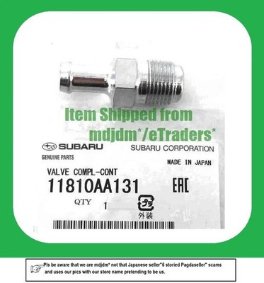 Genuine Subaru PCV Valve Impreza Forester Legacy Outback Brz 11810AA131 ...