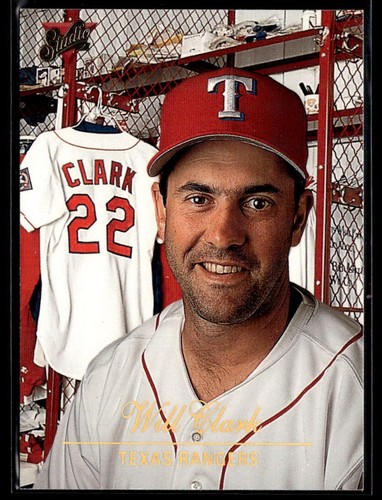 1994 Studio #153 Will Clark Baseball Card Rangers 0702C | eBay