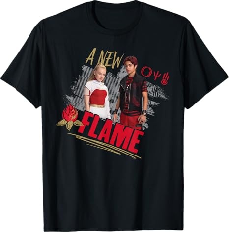 Disney Zombies 4 Nova And Victor A New Flame Official T-Shirt Size S -5XL | eBay