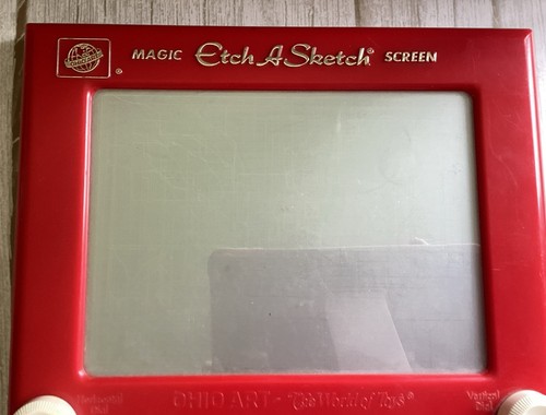 Vintage Magic Etch A Sketch Screen No.505 Ohio Art The World of Toys ...