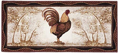 Brumlow Mills Tall Rooster Kitchen Rug 20in by 44in Brick for sale ...