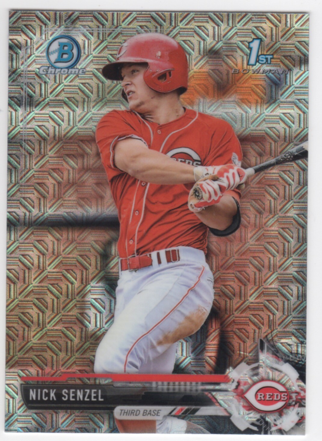 NICK SENZEL 2017 Bowman Chrome MEGA BOX REFRACTOR ROOKIE #BCP1 | eBay