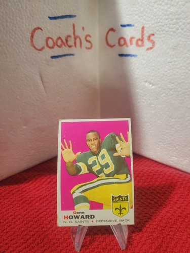 1969 Topps NFL Gene Howard #149 New Orleans Saints | eBay