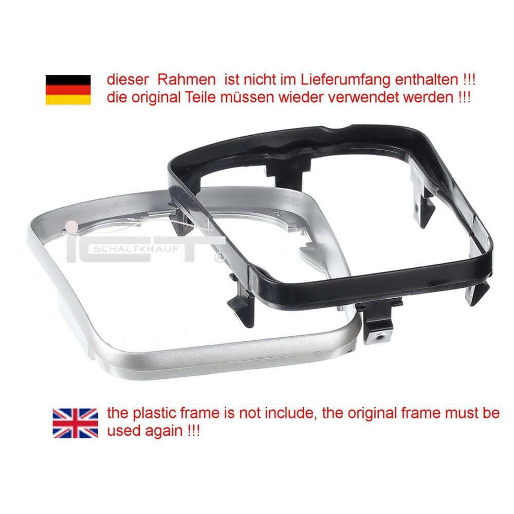 ICT shift knob gaiter boot leather for Mazda 6 Typ GJ GL stitch silver ...