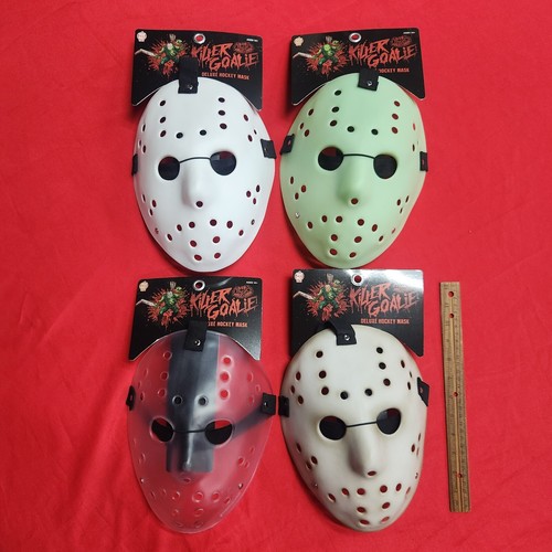 Mabry Monsters - Hockey Goalie Mask -White ,Antique , Glow & Clear ...