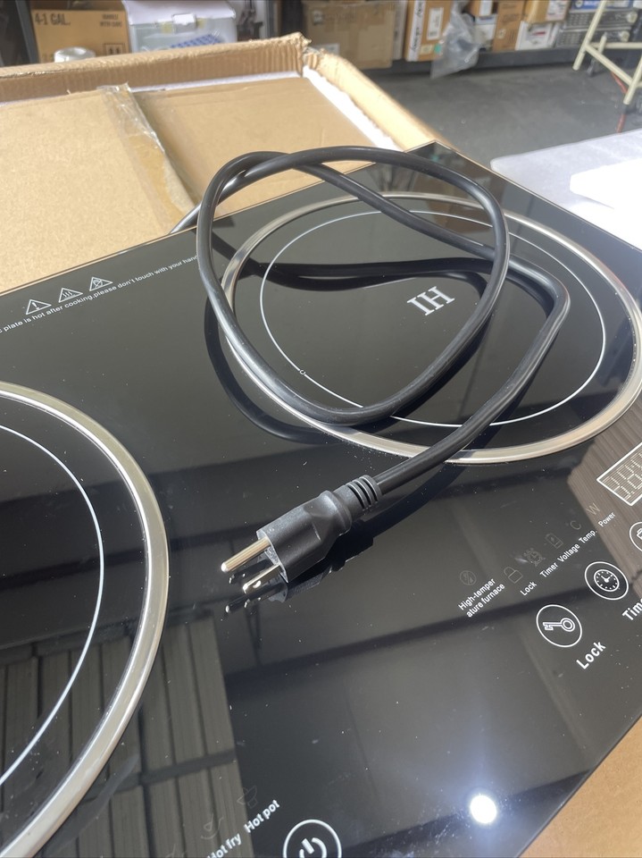 Induction Cooktop 2-Burner Electric Stove Top Hot Plate Touch Control ...