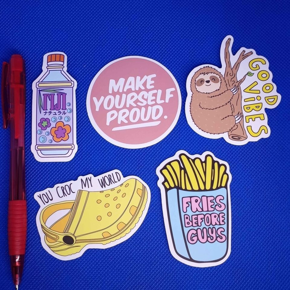 Funny Sticker Mix 5 Pieces- Set 7 | eBay