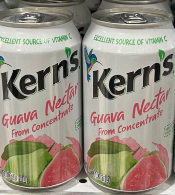 Guava Nectar 12 Cans - 11.5 Ounce Kerns | eBay