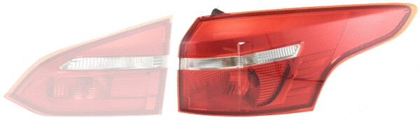 RIGHT COMBINATION REAR LIGHT FITS: FORD FOCUS III TURNIER 1.6 TI/1.6 ...