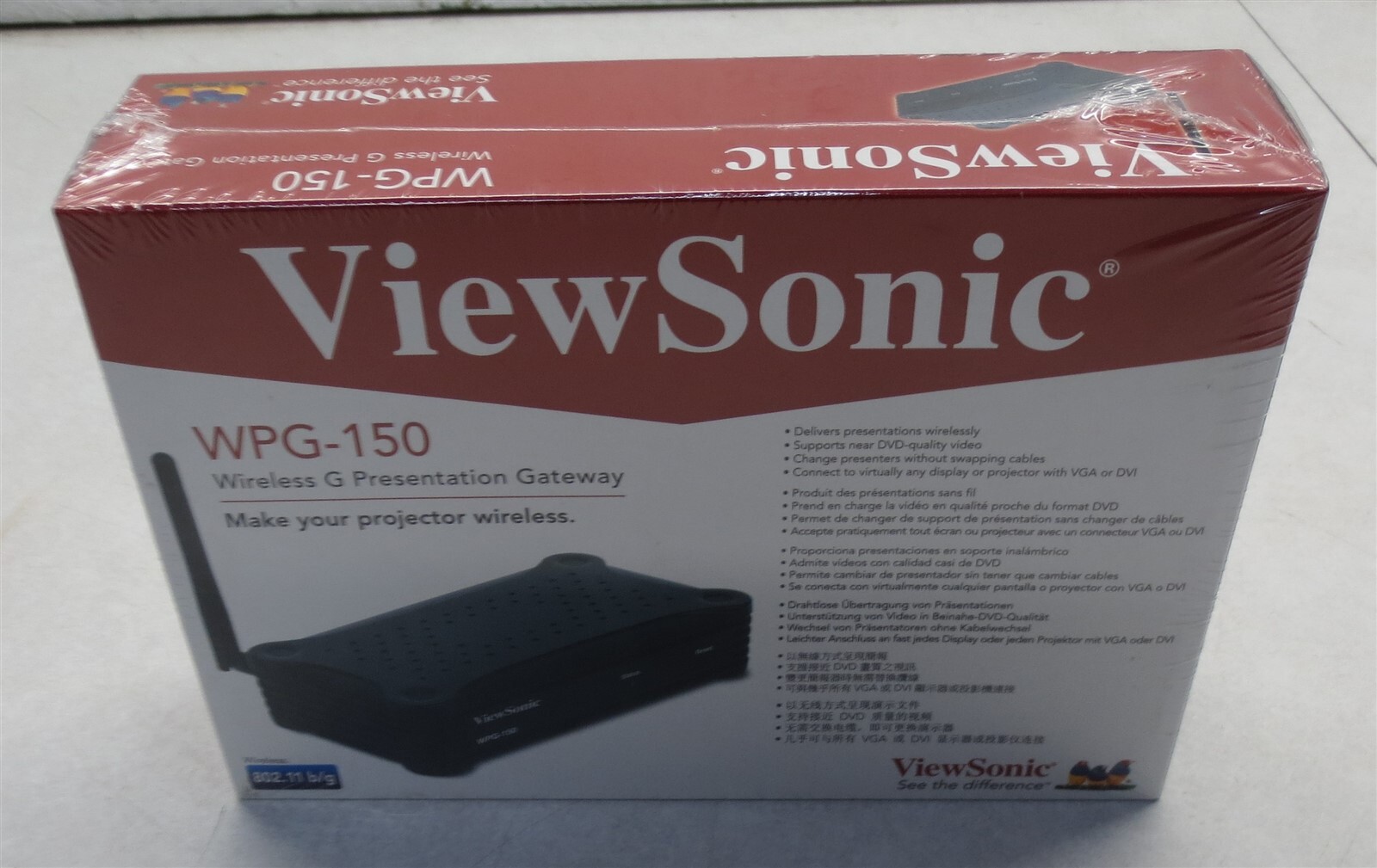 VIEW SONIC WPG-150 WIRELESS G PRESENTATION GATEWAY | eBay