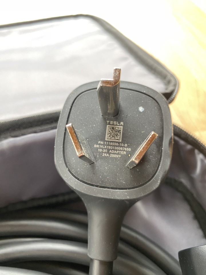 Tesla S 3 X Y Gen 2 Mobile Connector Charger NEMA 10-30 dryer outlet ...