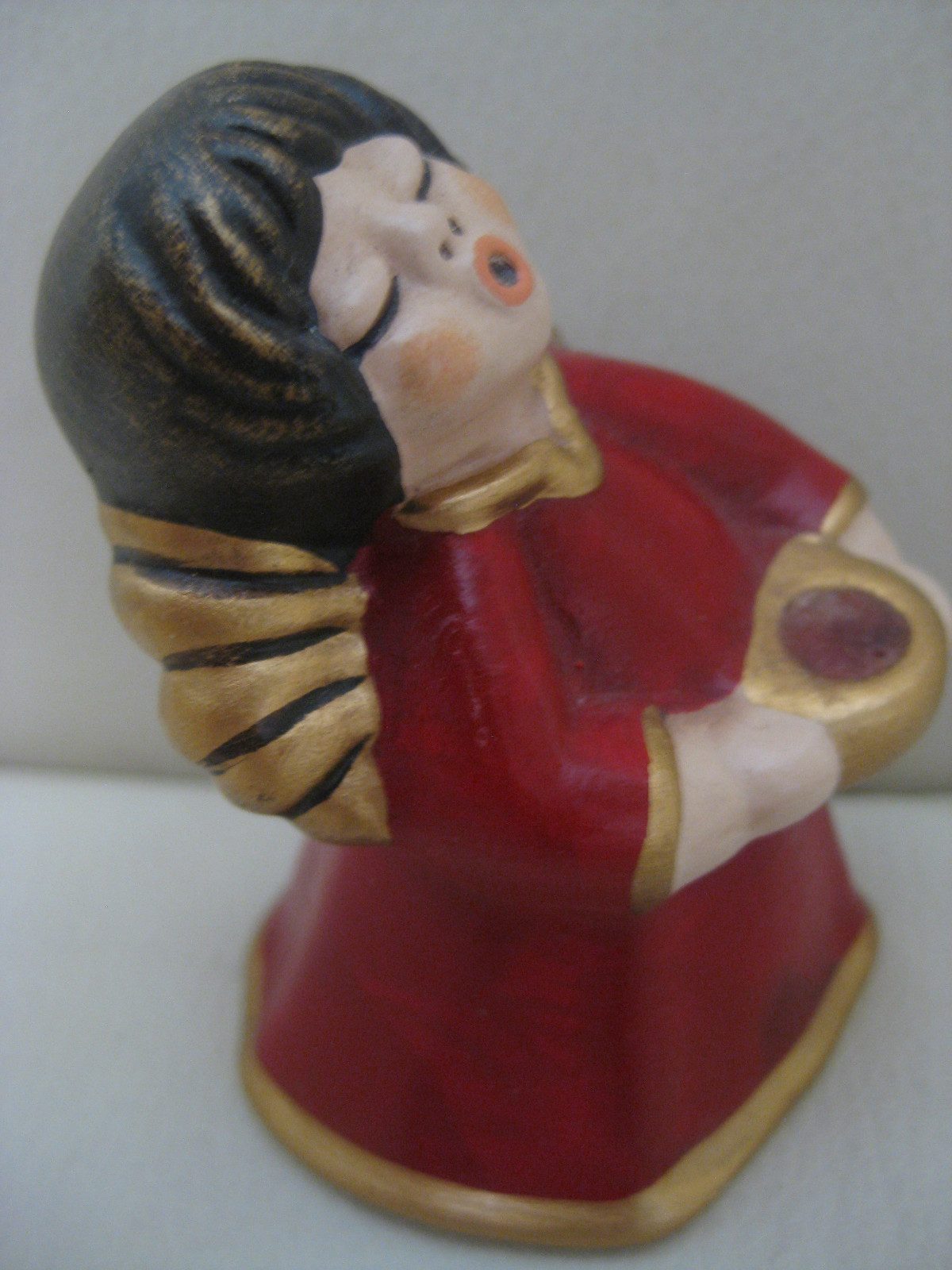 original Bozner Bozener Thun Engel Weihnachtsengel 8 cm rot | eBay.de