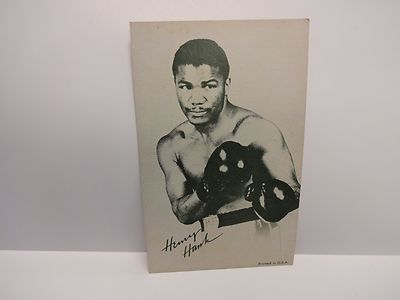 1960's Boxing Exhibit Supply Co. Black and White Henry Hank | eBay