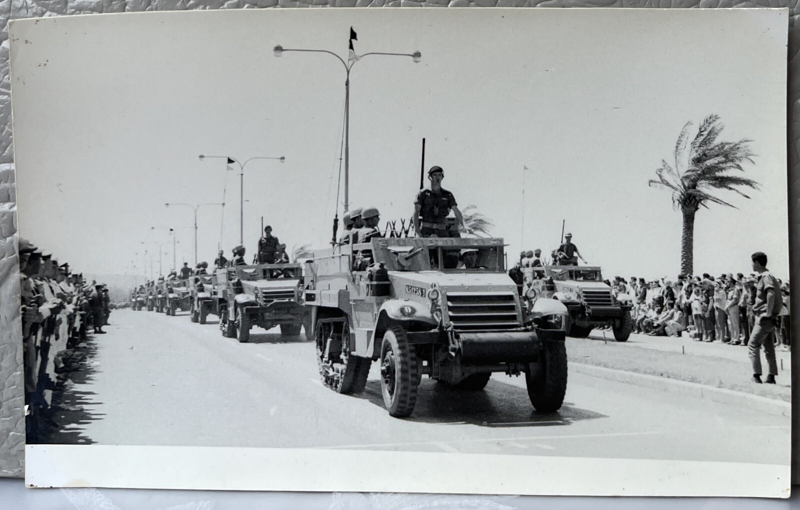 Israel Original Old Photo The 18th Independence Day IDF parade in Haifa ...