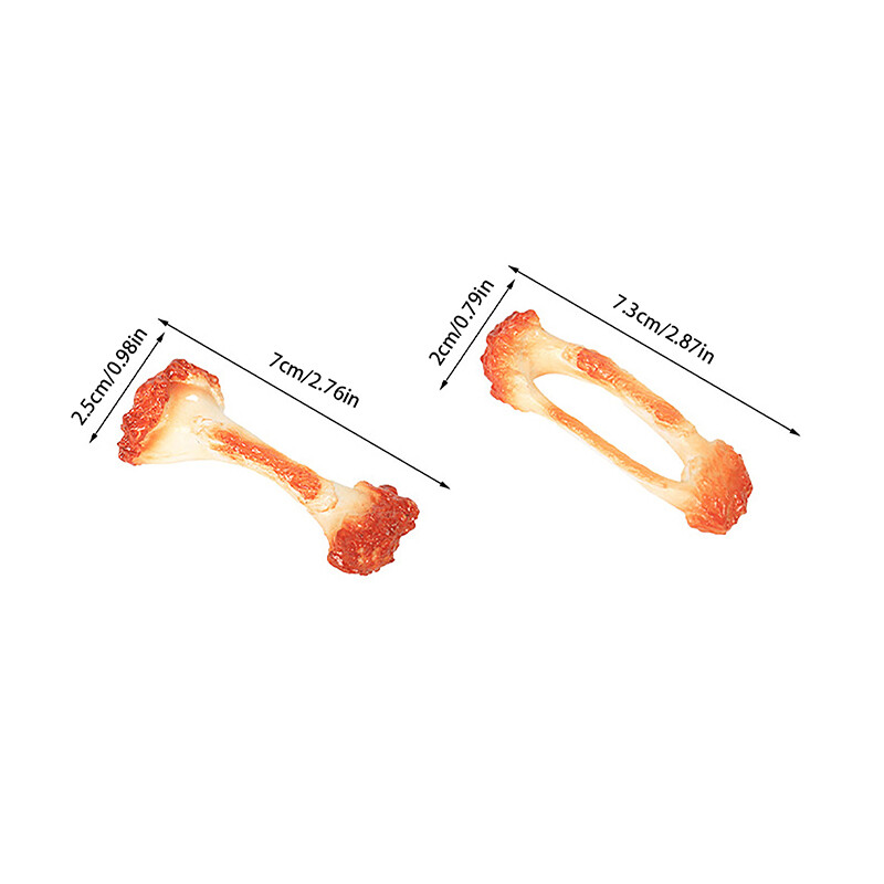 PVC Chicken Wing Bone Charm Simulated Chicken Leg Bone Key Ring Bag ...