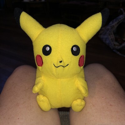 Pokemon Pikachu Plush 7" Toy Factory Stuffed Animal Plushie Yellow | eBay