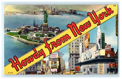 Howdy From New York City NY Multi-view Postcard (AO19) | eBay