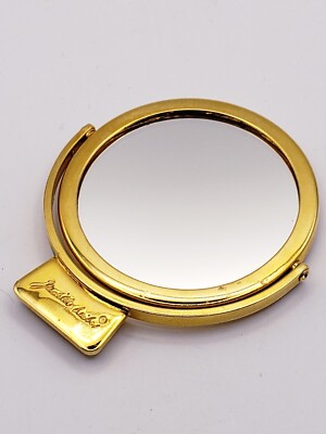 Judith Leiber Gold Tone Purse Bag Compact Mirror Made In Italy | eBay