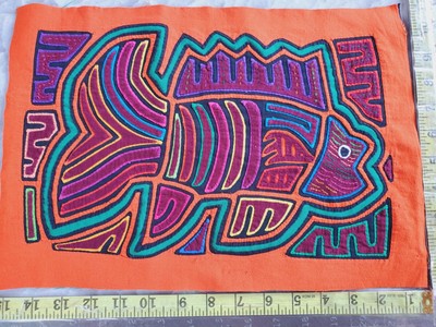 mola kuna folk art design pattern 2074 original style guna yala | eBay