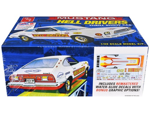 1977 Ford Mustang Hell Drivers 1/25 Scale Model Kit by AMT - Thrill ...