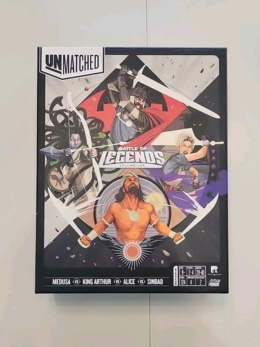 Unmatched - Battle of Legends Volume 1 - Board Game - Cards Sleeved ...