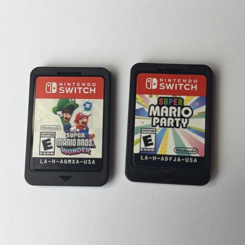 Super Mario Party & Super Bros Wonder Nintendo Switch Lot Bundle ...