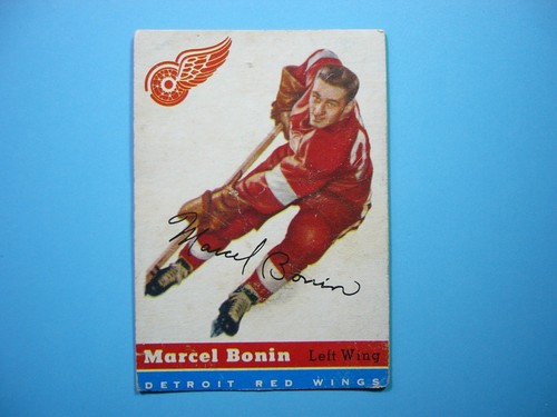 1954/55 TOPPS NHL HOCKEY CARD #59 MARCEL BONIN VG ST 54/55 TOPPS | eBay