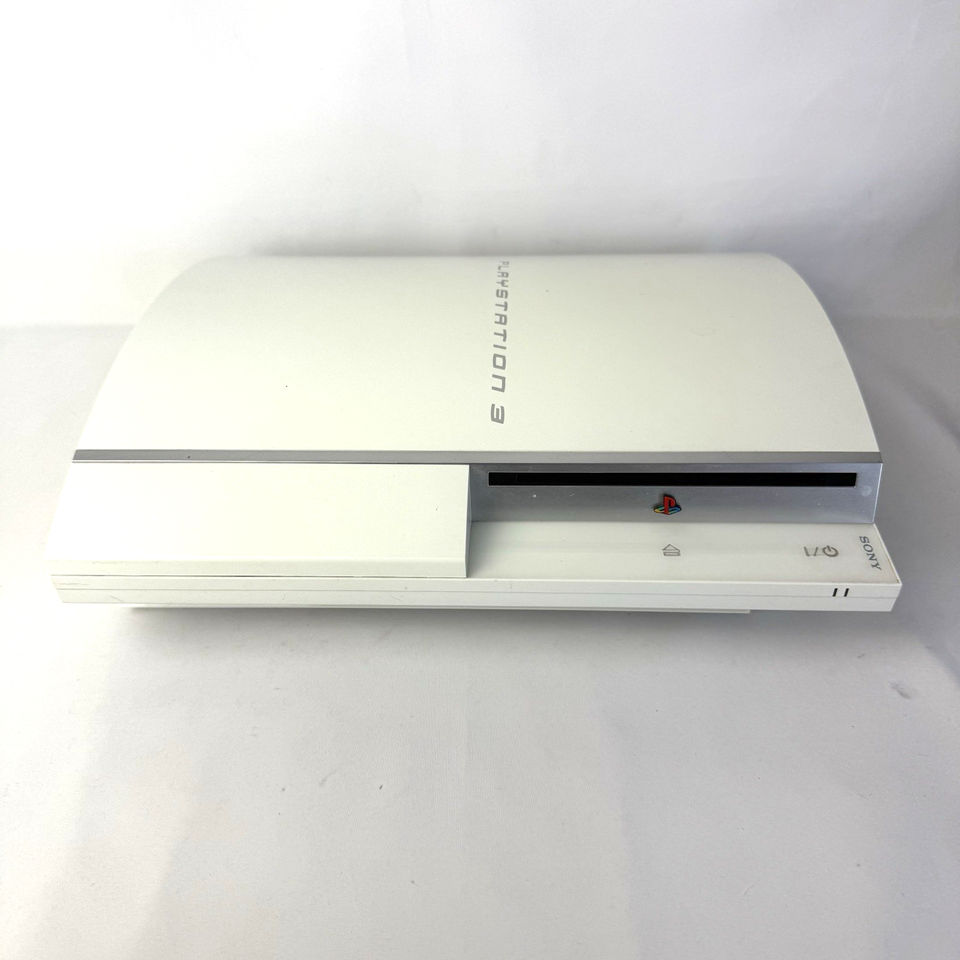 PS3 Ceramic White 80GB CECHL00 Console Full Accessories PlayStation 3 ...