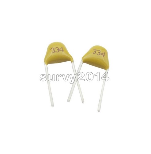 100Pcs 0.33uF 330nF 334 50V Monolithic Ceramic Chip Capacitor | eBay