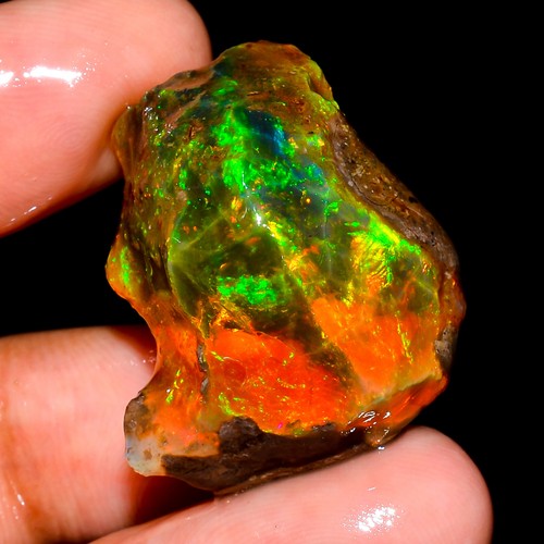 Opal,Opal rough,multi fire opal,specimen Loose Opal,natural gemstone 55 ...