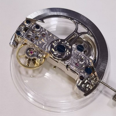 Rectangle Auto Chronograph Movement Balance Wheel @10 / Rotor ...