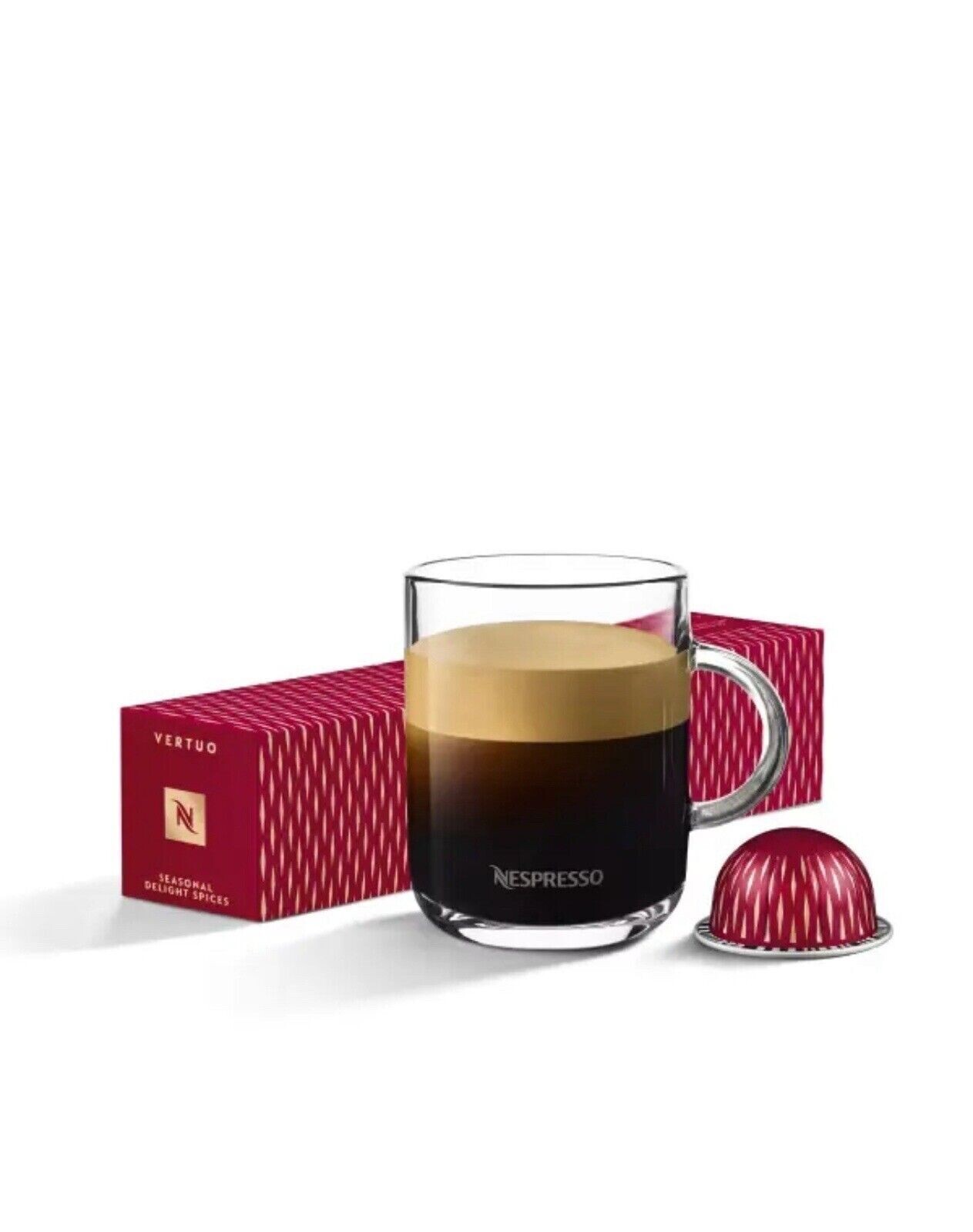 Nespresso VERTUO Line SEASONAL DELIGHT SPICES Coffee Pods 1 Sleeve 10 ...