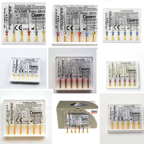 Dentsply Rotary ProTaper Universal Engine NiTi Files (1 Pack) 6 Files ...