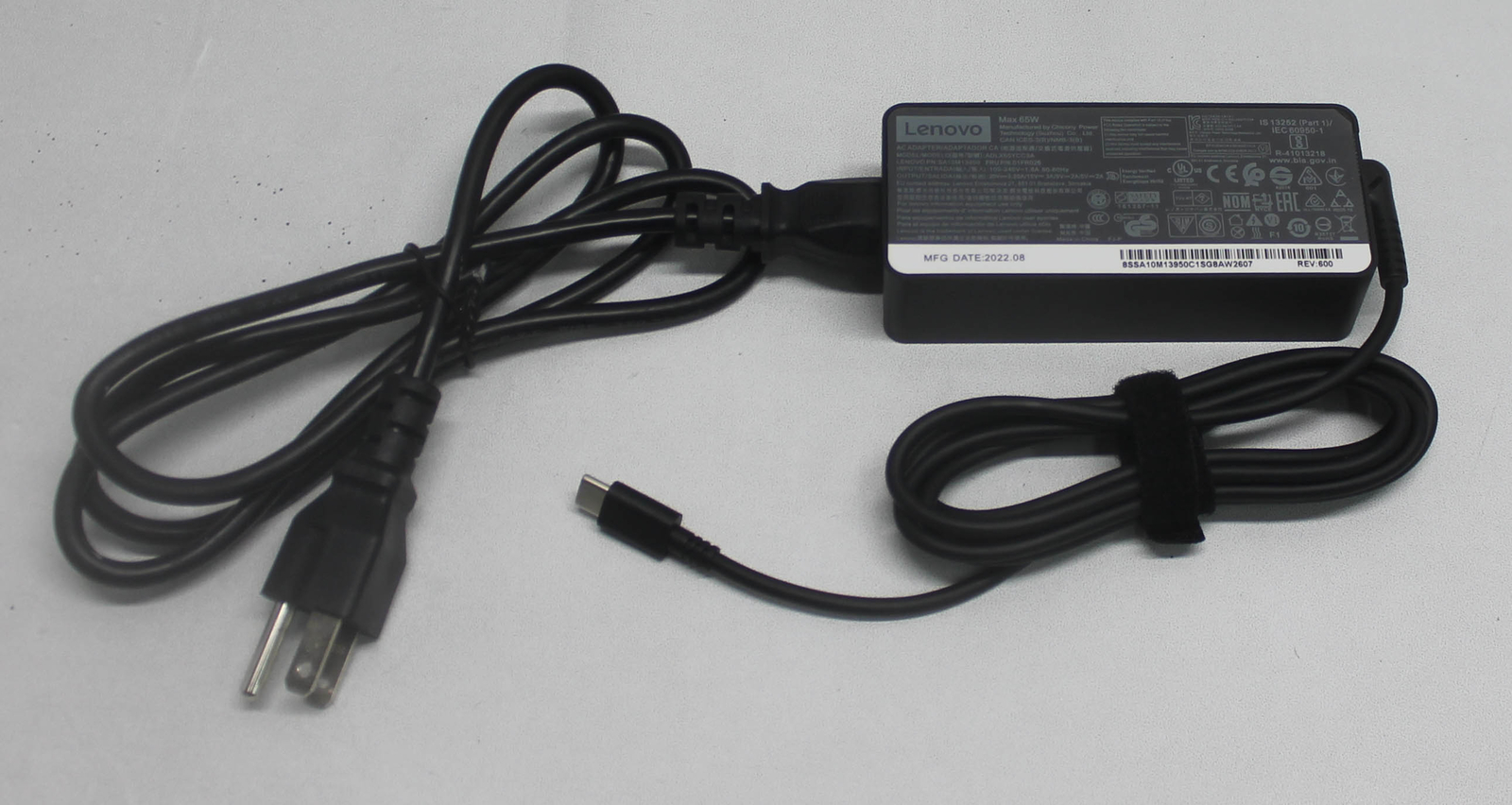 01FR026 Ac Adapter 65W 20V 3.25A Ideapad Slim 7 Pro-14Ihu5 Series ...