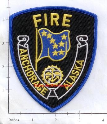 Alaska - Anchorage AK Fire Dept Patch | eBay