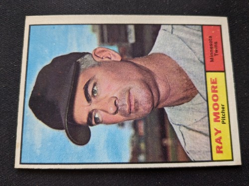 1961 Topps Baseball Card # 289 Ray Moore - Minnesota Twins (EX) | eBay
